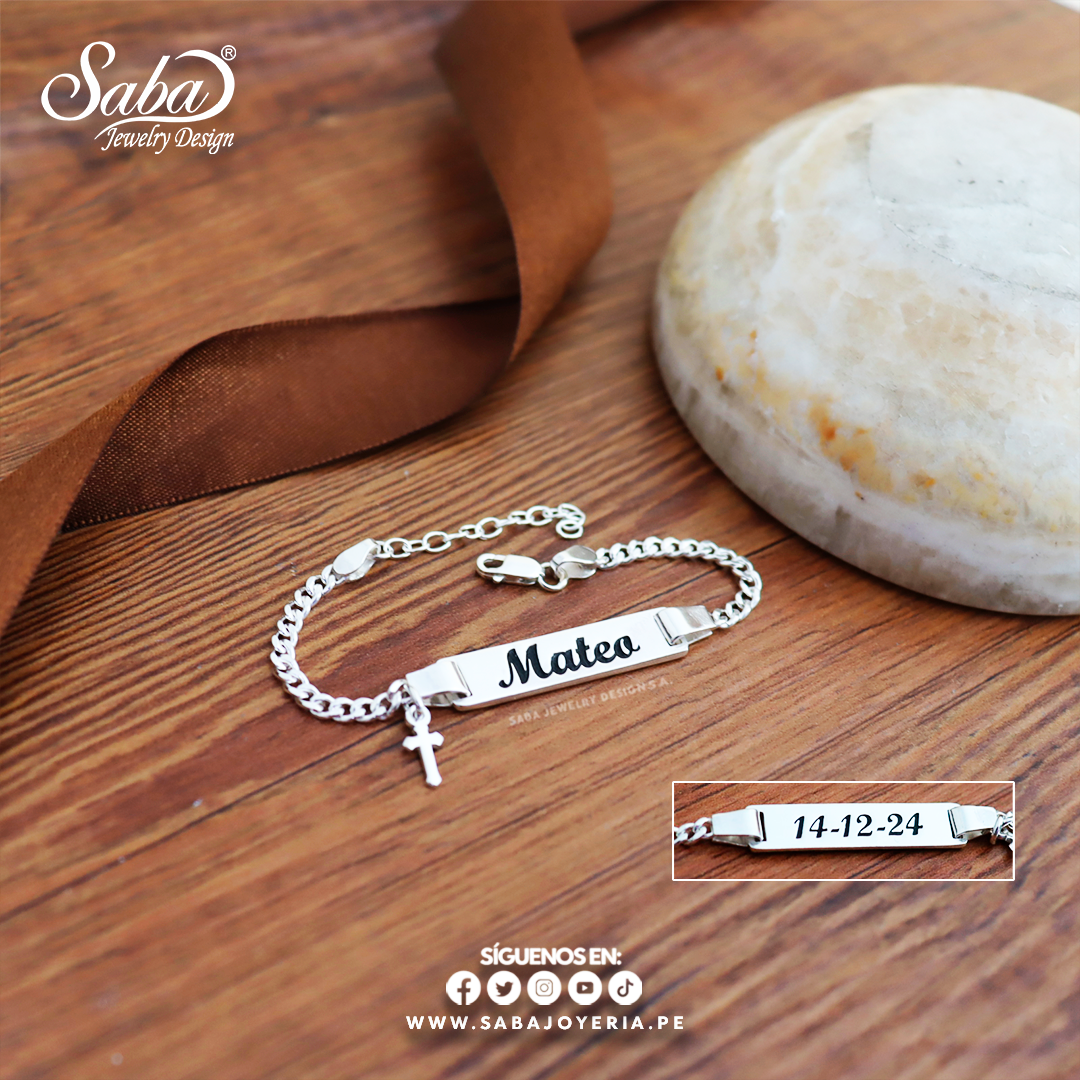 Esclava Bebé/Niño - Plata Fina – Saba Jewelry Design